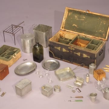 George Washington's Camp Bed and Chest in Henry Ford Museum, June 2007 ...