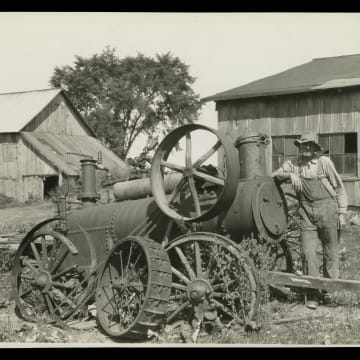 Circa 1879 Ames Portable Engine in Use, 1898-1909 - The Henry Ford